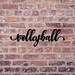 Volleyball Sign - Etsy