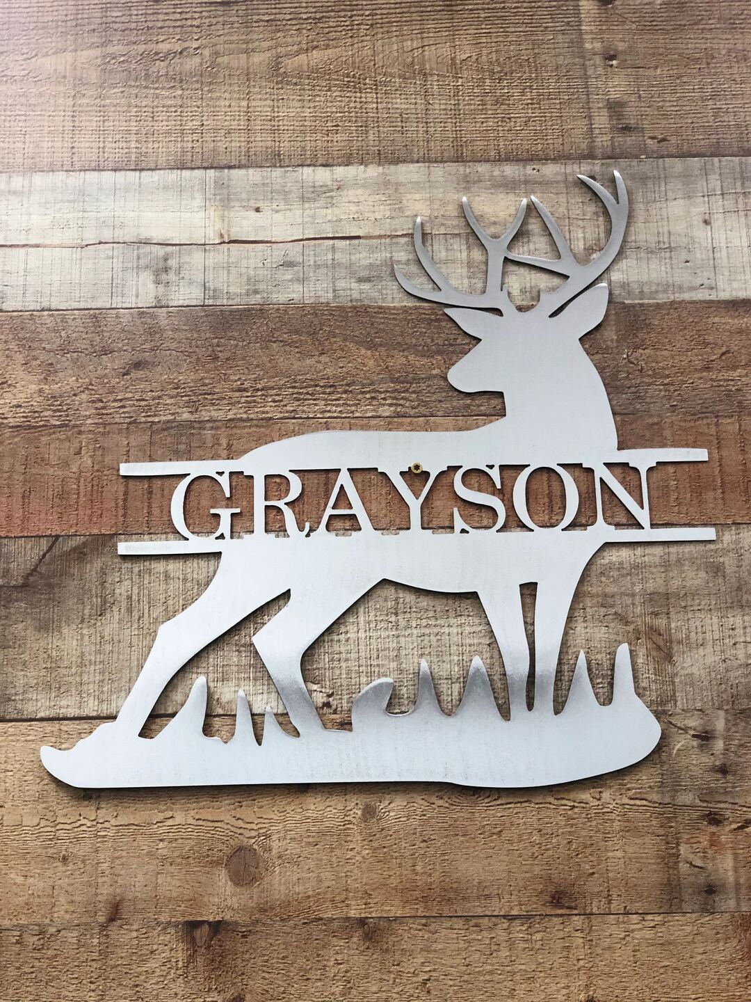 Whitetail Deer Monogram - Etsy