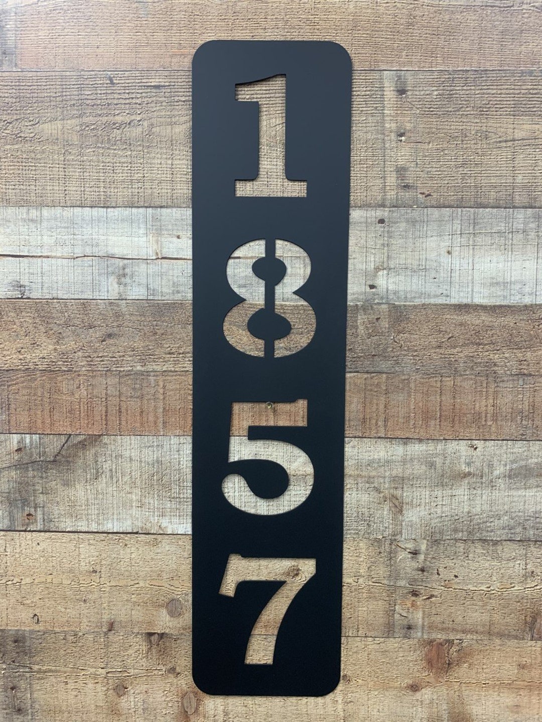 Vertical Address Sign - Etsy