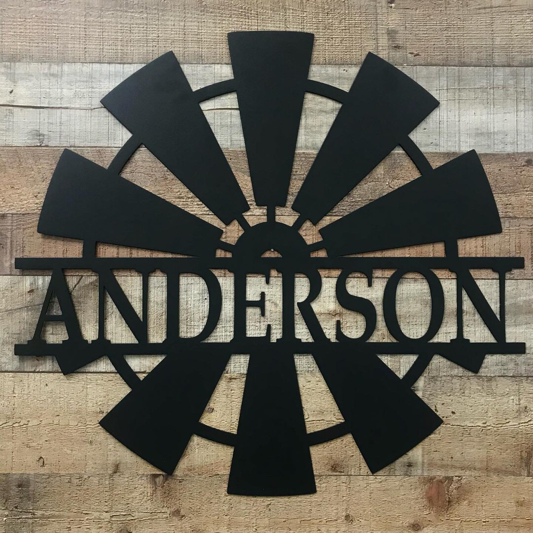 Windmill Monogram - Etsy