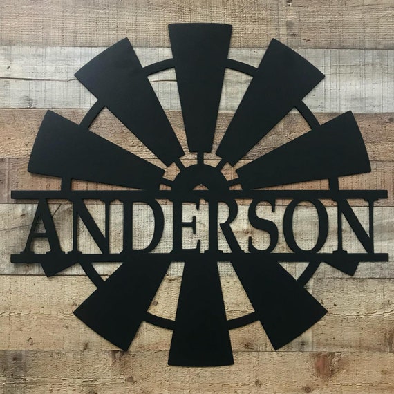 Windmill Monogram - Etsy