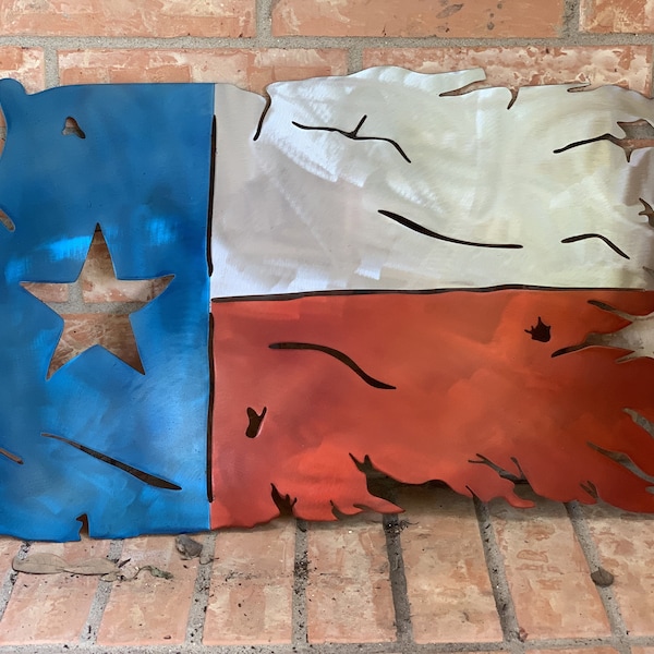 Metal Texas Flag - Etsy