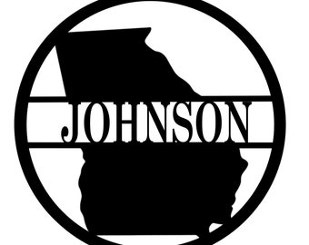 Georgia Name Sign - Etsy