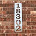 Vertical Address Sign - Etsy