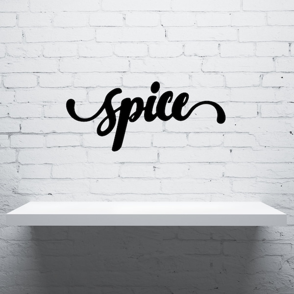 Spice Sign - Etsy