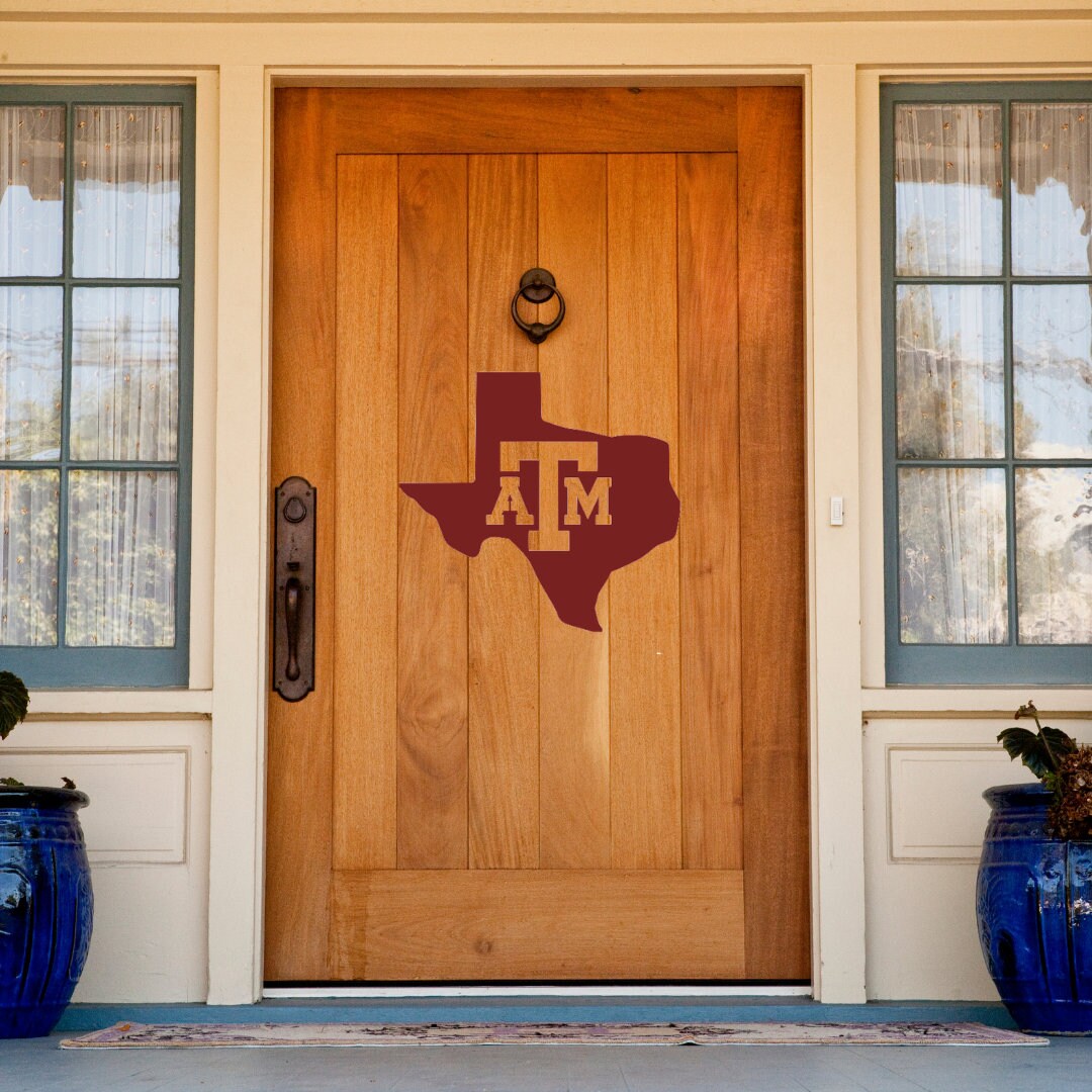 Texas A&M Outline Aggie Sign Aggie Graduation Gift Maroon Sign Texas ...