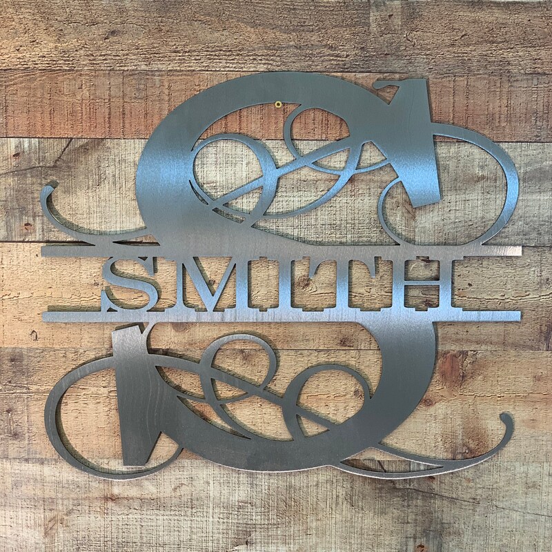 Swirl Monogram - Etsy