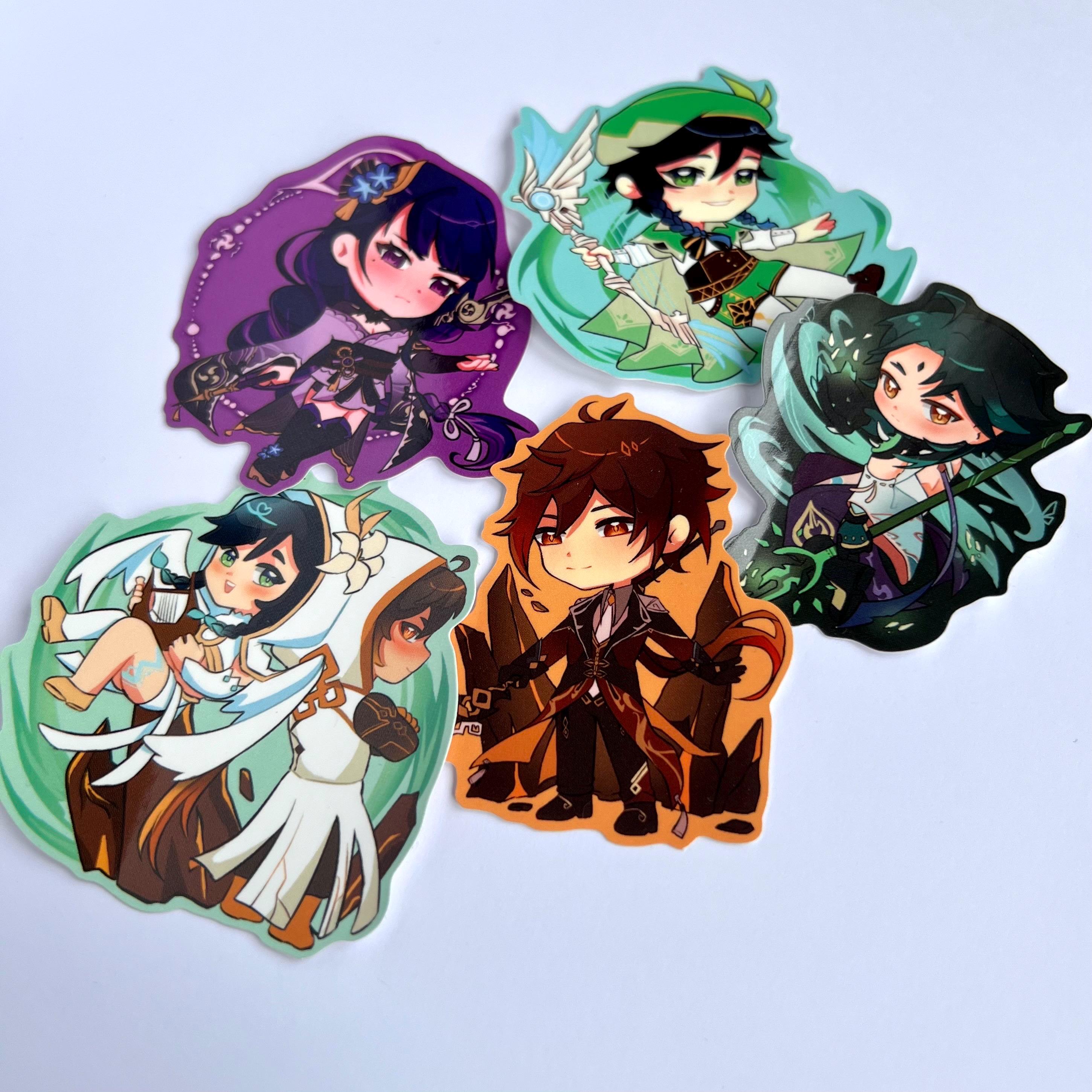 Stickers [genshin Impact, Hualian, Renheng] - Etsy