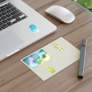 UFO Alien Space Friends Variety Sticker Collection Halloween Stickers ...