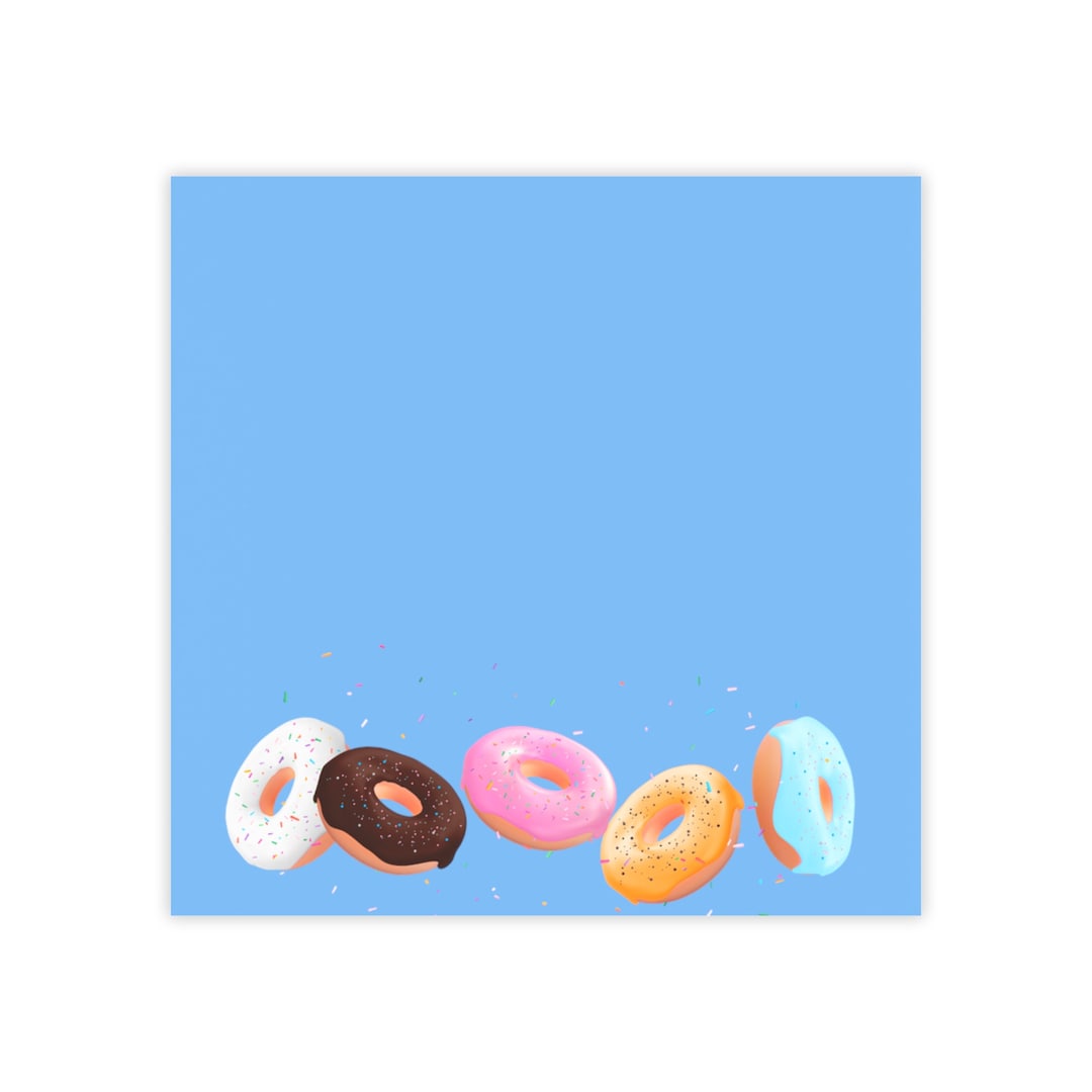 Donut Lovers Design Post-it® Note Pads - Etsy
