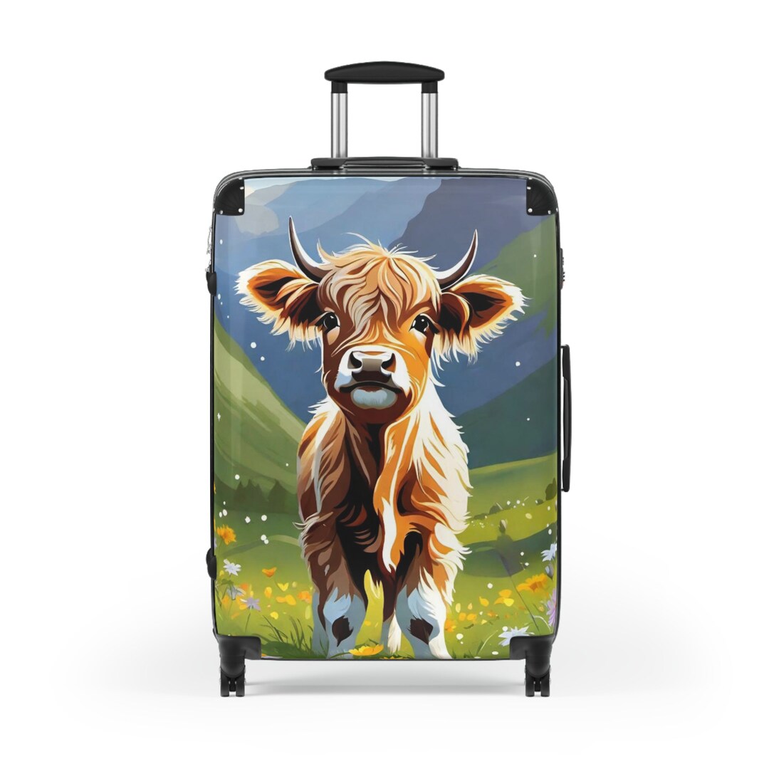 Highland Cow Suitcase - Etsy