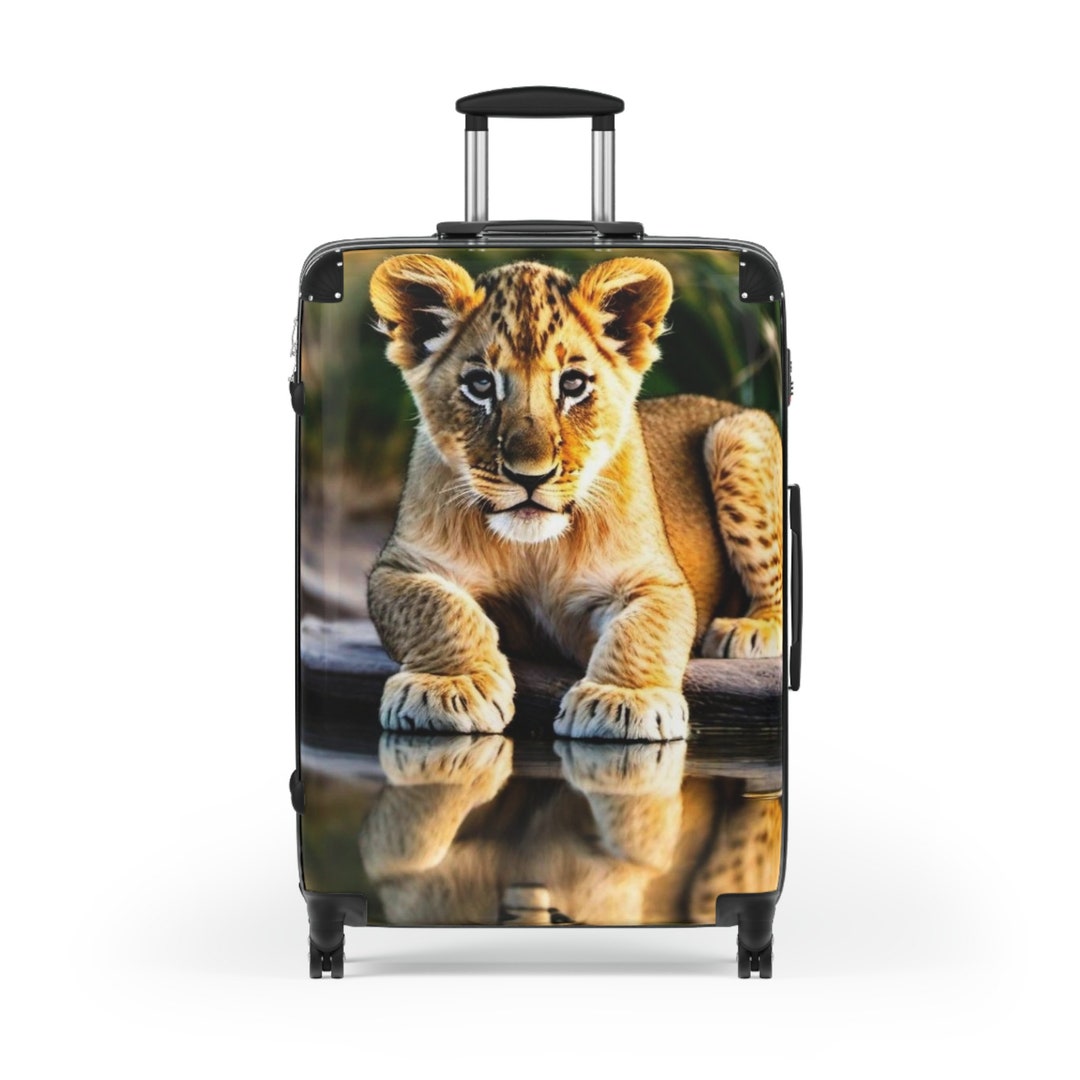 Reflection Suitcase Artistic Luggage 3 Size Options - Etsy