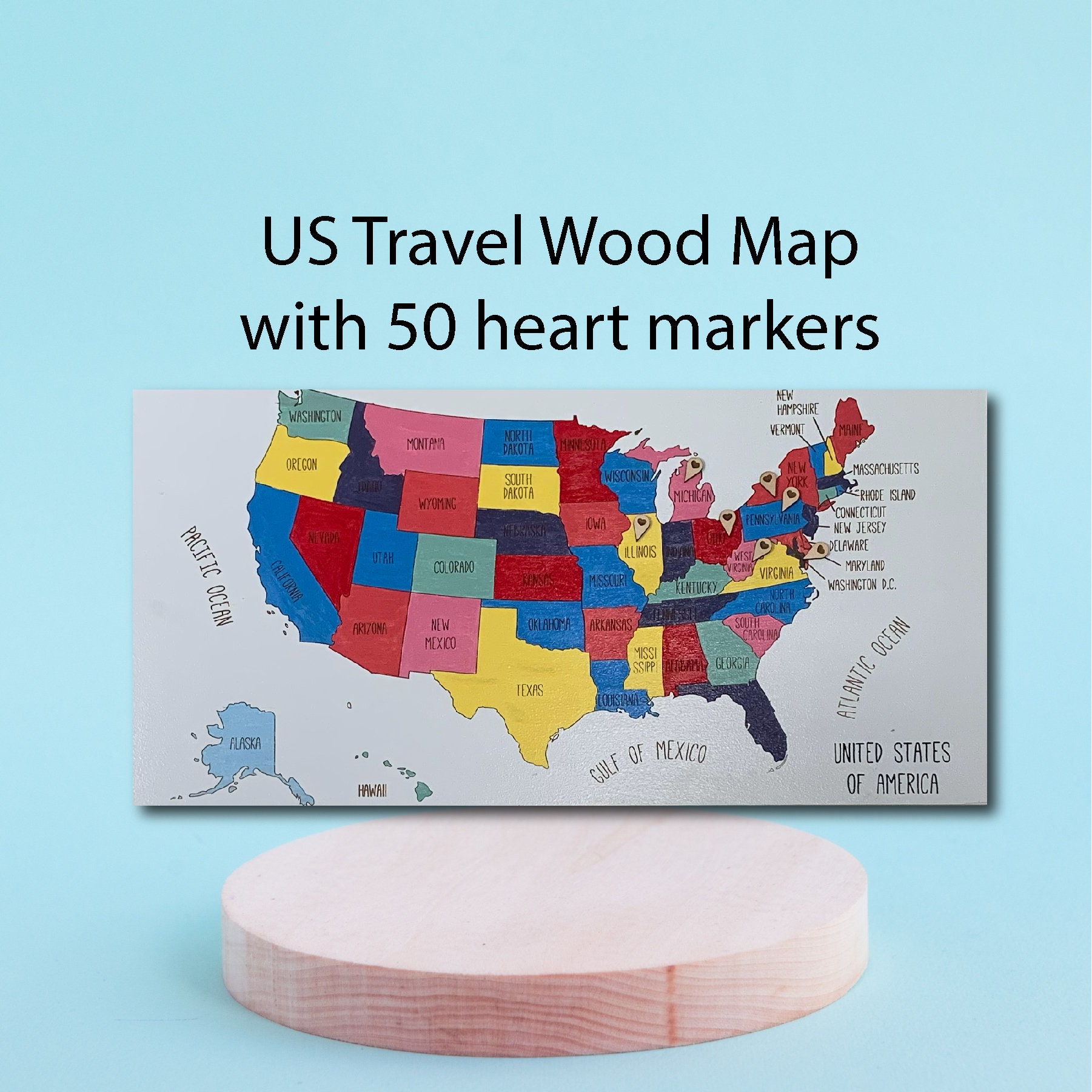 Custom Map, Custom Travel Map, USA Map, Custom Wood Map, Custom Map ...