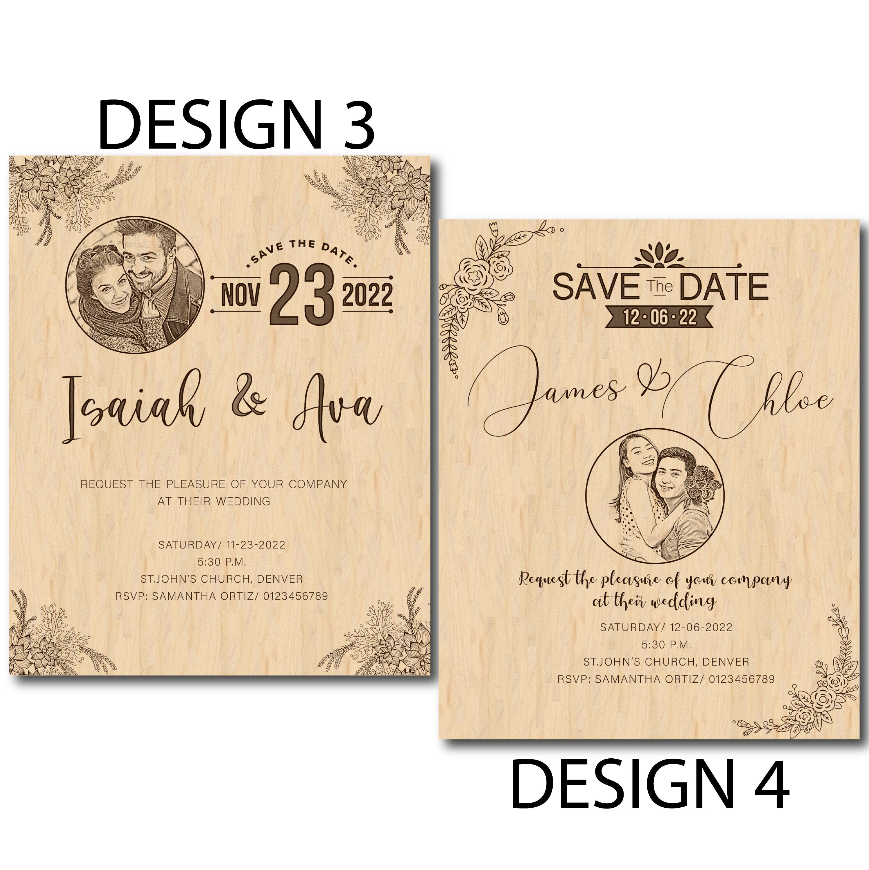 Save the Date Wedding Magnets Etsy, Save the Date Wooden Fridge Magnet ...