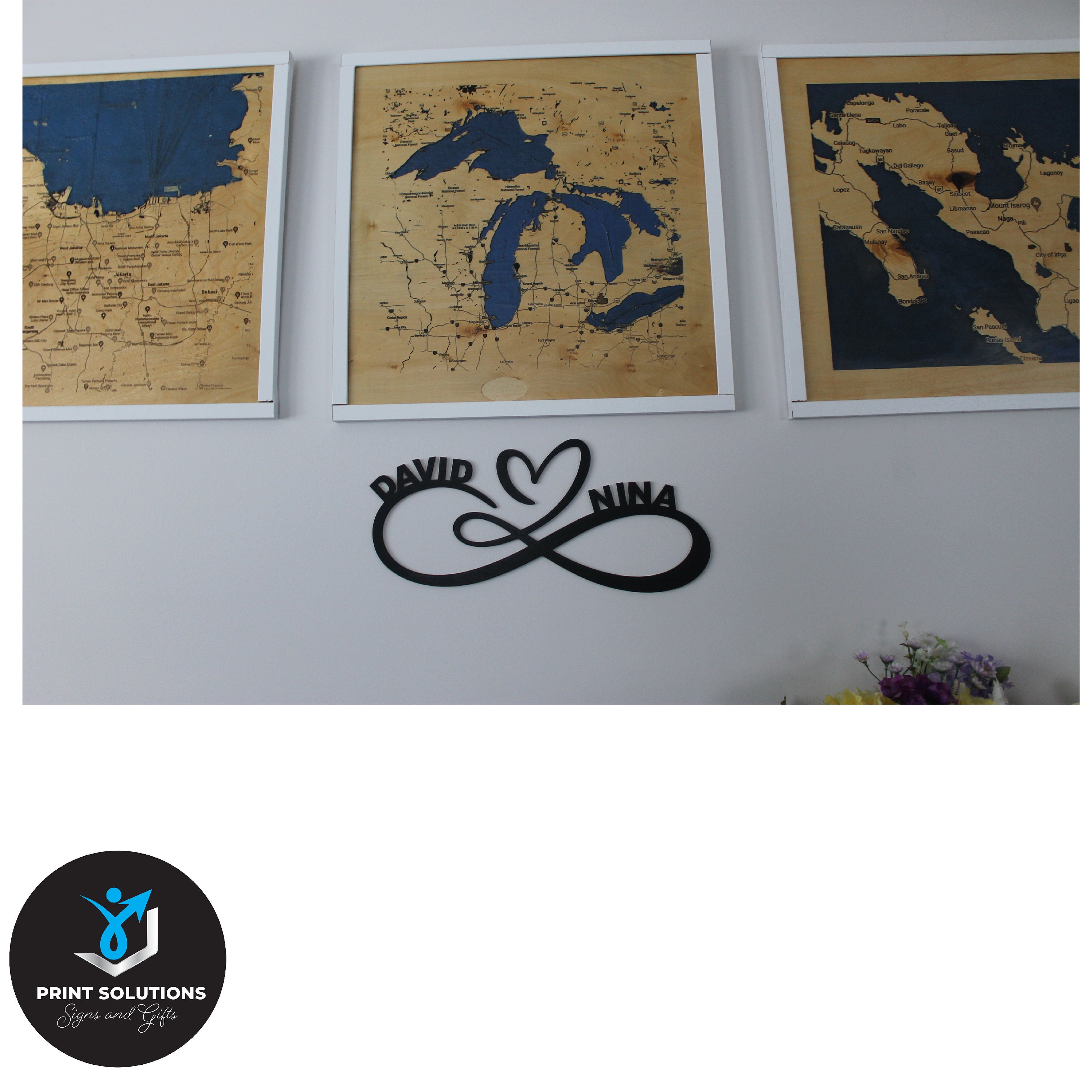 Infinity Heart With Names, Infinity Heart Sign With Names, Infinity ...