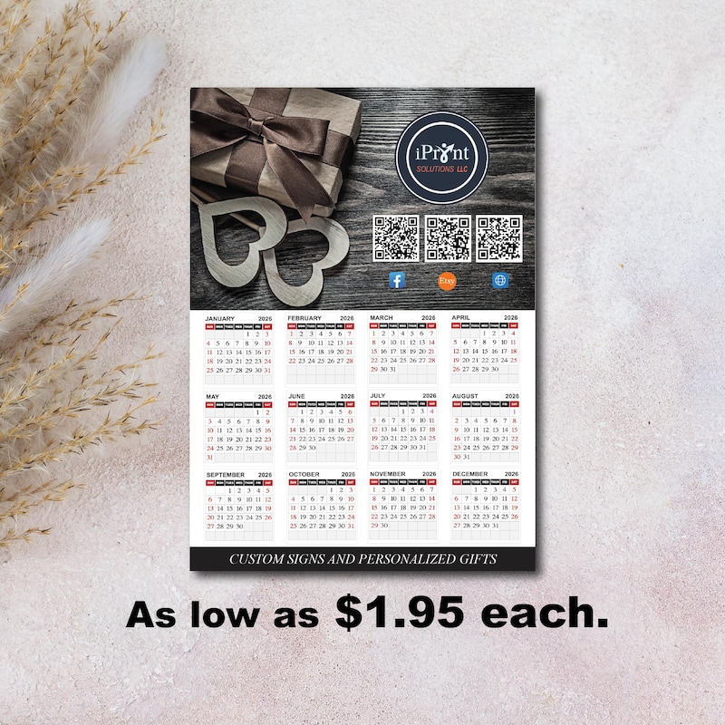 Magnetic Calendar Design - Etsy