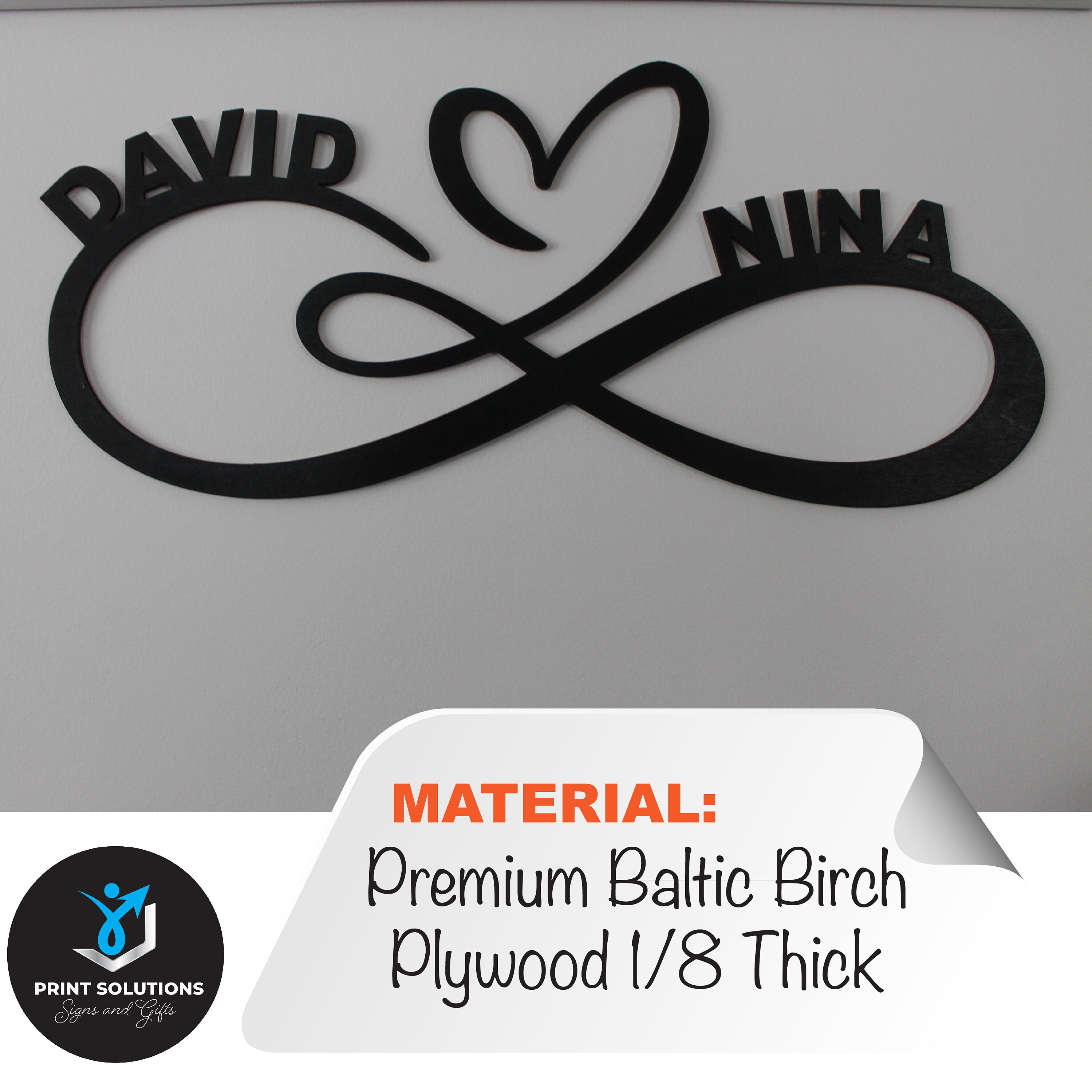 Infinity Heart With Names, Infinity Heart Sign With Names, Infinity ...