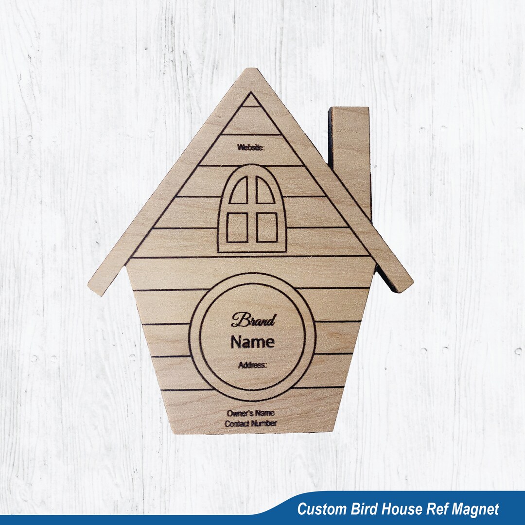 Custom Magnet, Custom Fridge Magnet, Custom Logo Magnet, House Shaped ...