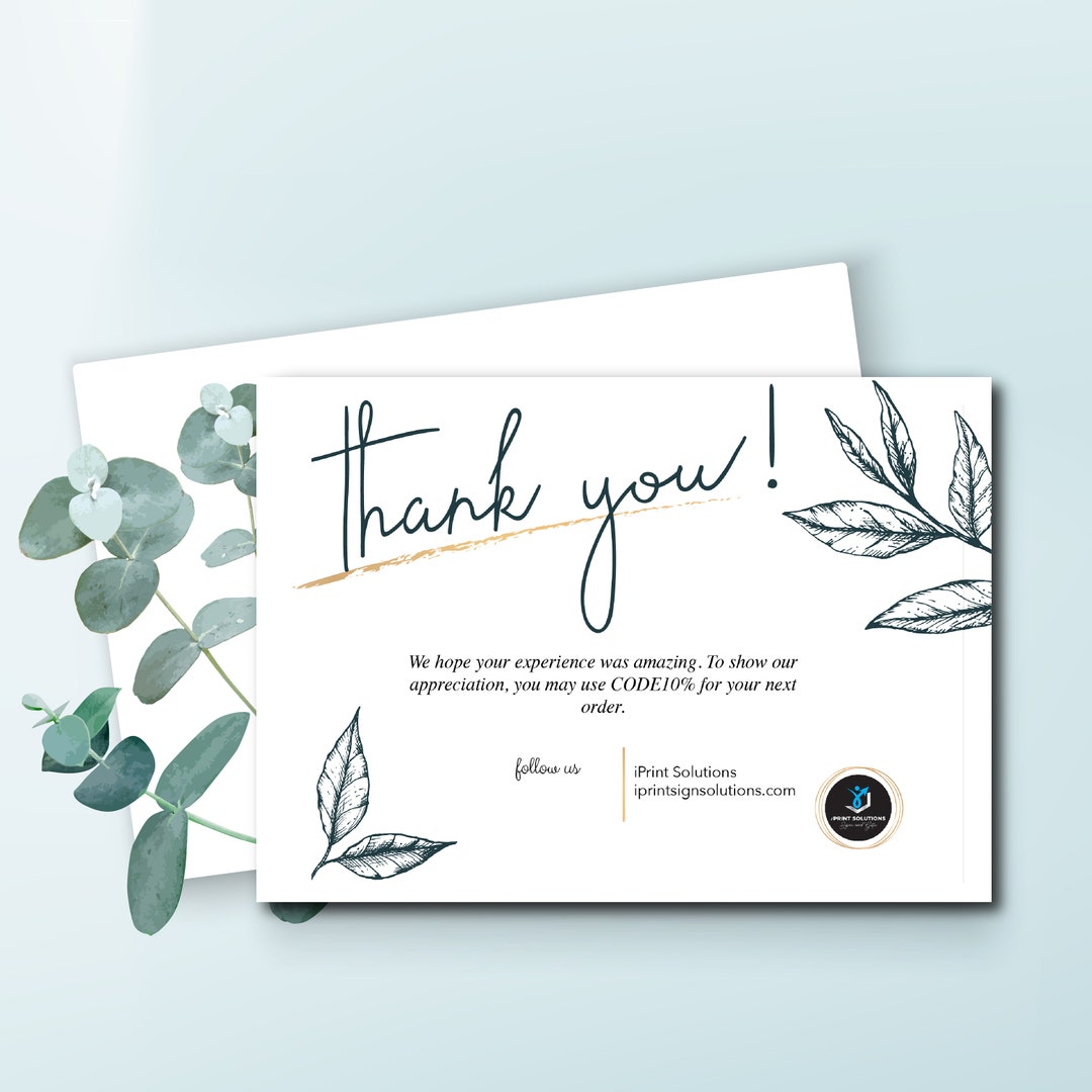 Business Thank You Cards, Thank You Cards, Custom Thank You Cards ...