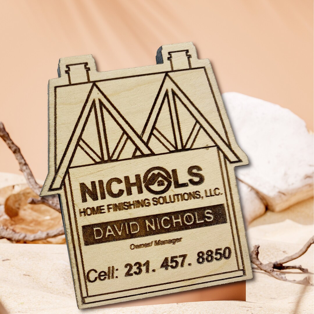 Custom Ref Magnet, Personalized Ref Magnet, Custom Wood Magnet, Custom ...