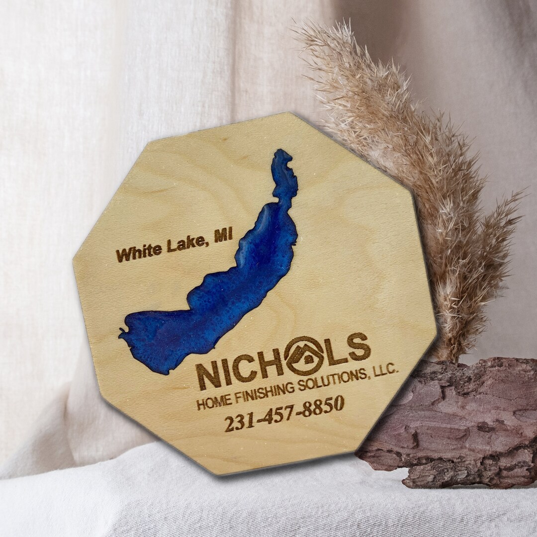 White Lake Michigan Ref Magnet, Custom Ref Magnet With Lake ...