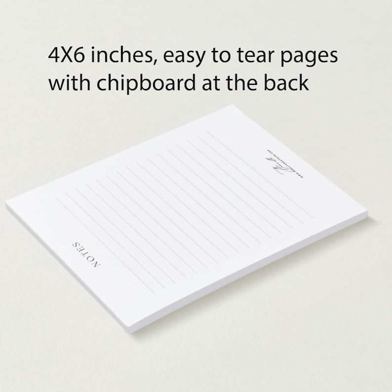 Personalized Notepads With Business Logo | Custom Notepad Printing/4x6 ...