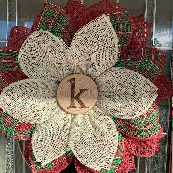 Poly Burlap Wreath Flower Centers - Etsy