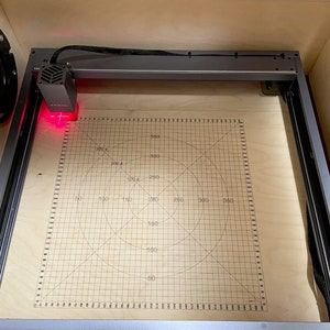Basic Grid 400x400 Mm Ortur Laser Machine. File Lightburn Ready to ...