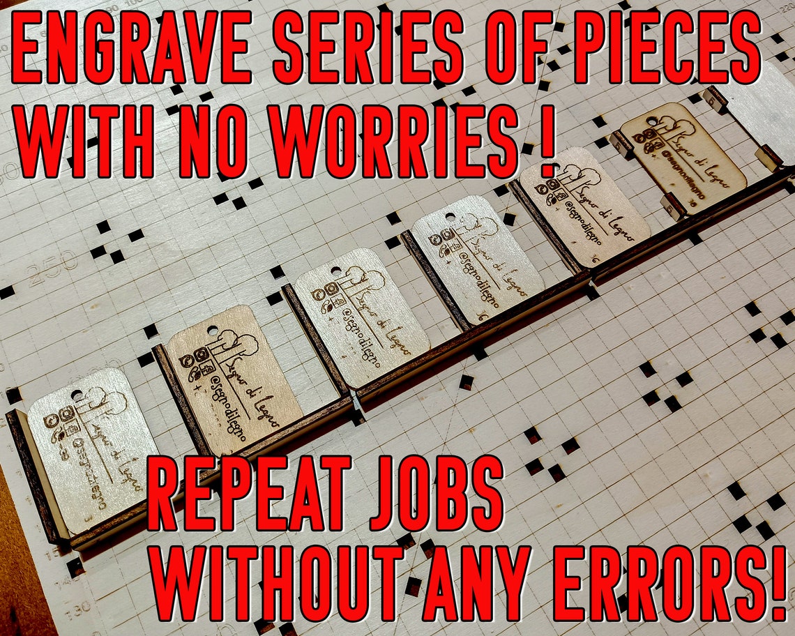 XTOOL D1 Basic Grid With POSITIONING GUIDES! 17" X 16" Laser Machine ...