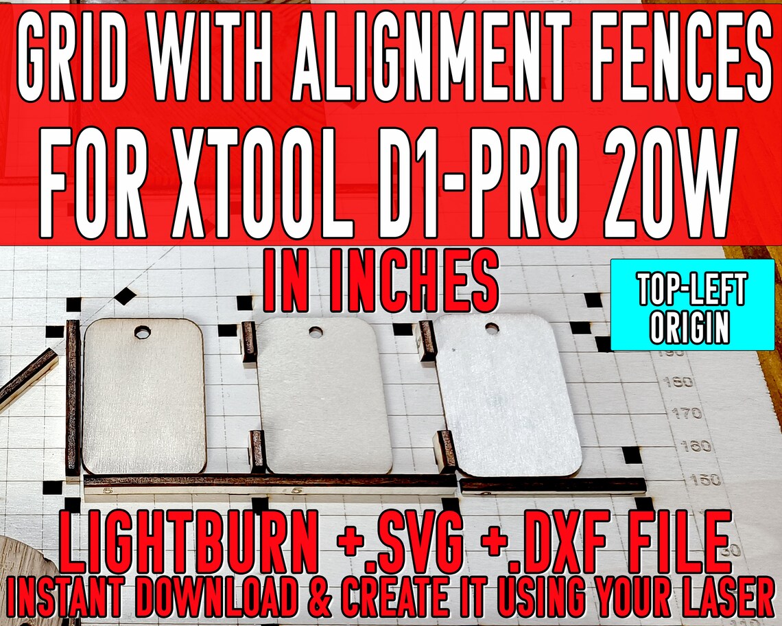 For XTOOL D1 PRO 20W the DEFINITIVE Basic Grid With - Etsy