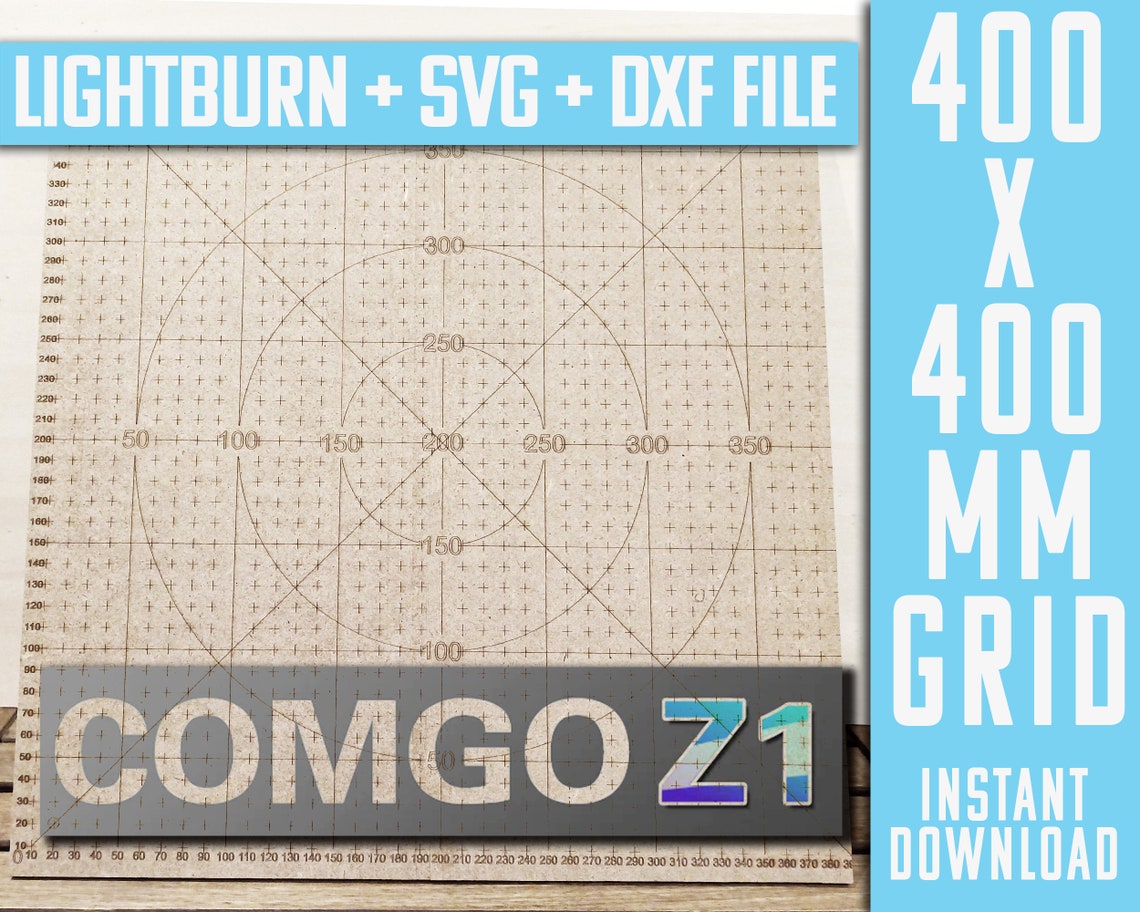 Comgrow Z1 Laser Machine Waste Grid 400x400 Mm. File Lightburn LBRN ...