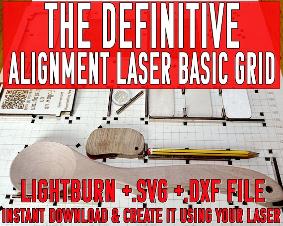 DEFINITIVE Basic Grid With POSITIONING GUIDES 400x400 Mm | Etsy