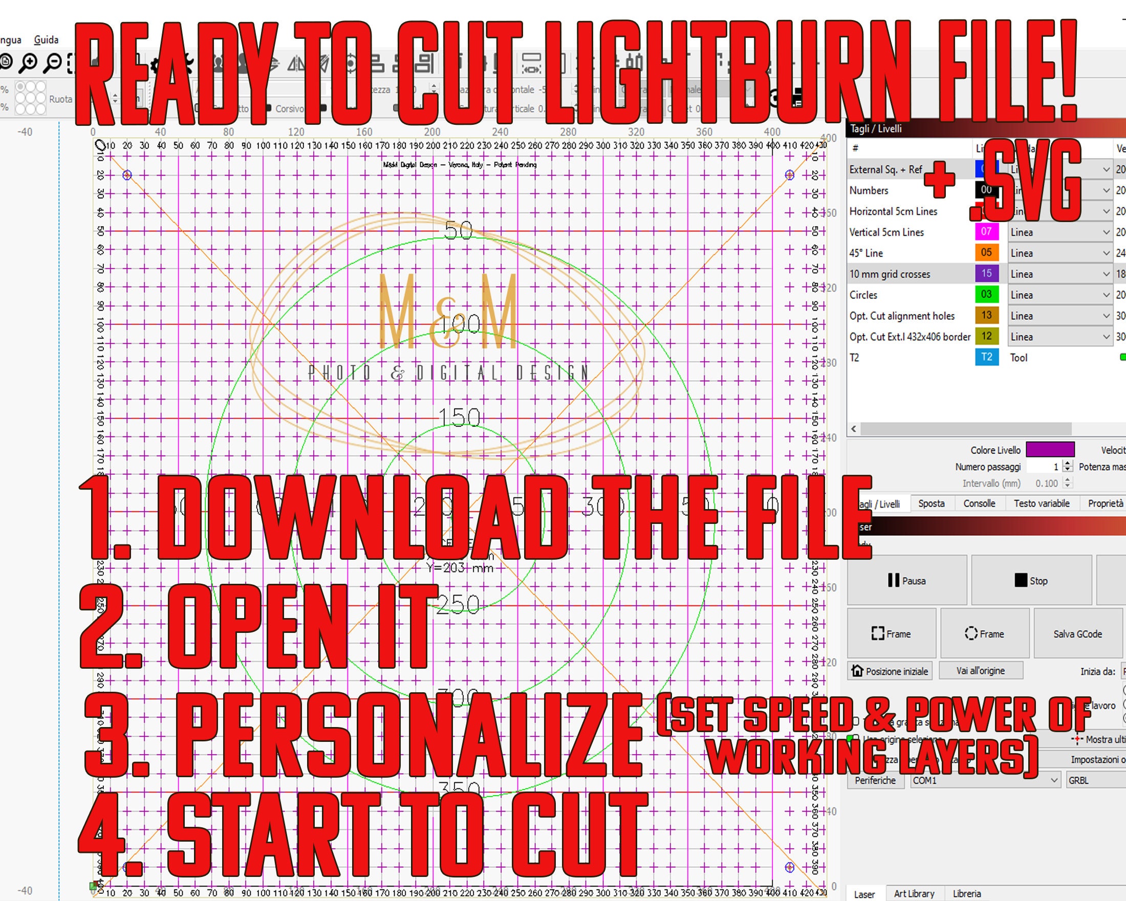 XTOOL D1 Basic waste Grid 432x406 mm = 17"x16" laser machine. Lightburn ...