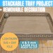 Laser Cut Files Stackable Tray for Party Table Ready to Cut With ...