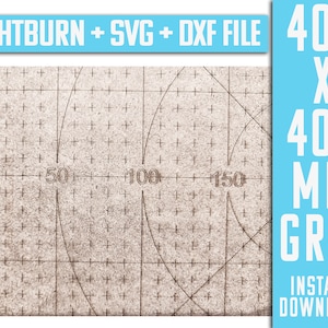 Basic Grid 400x400 Mm Ortur Laser Machine. File Lightburn Ready to ...