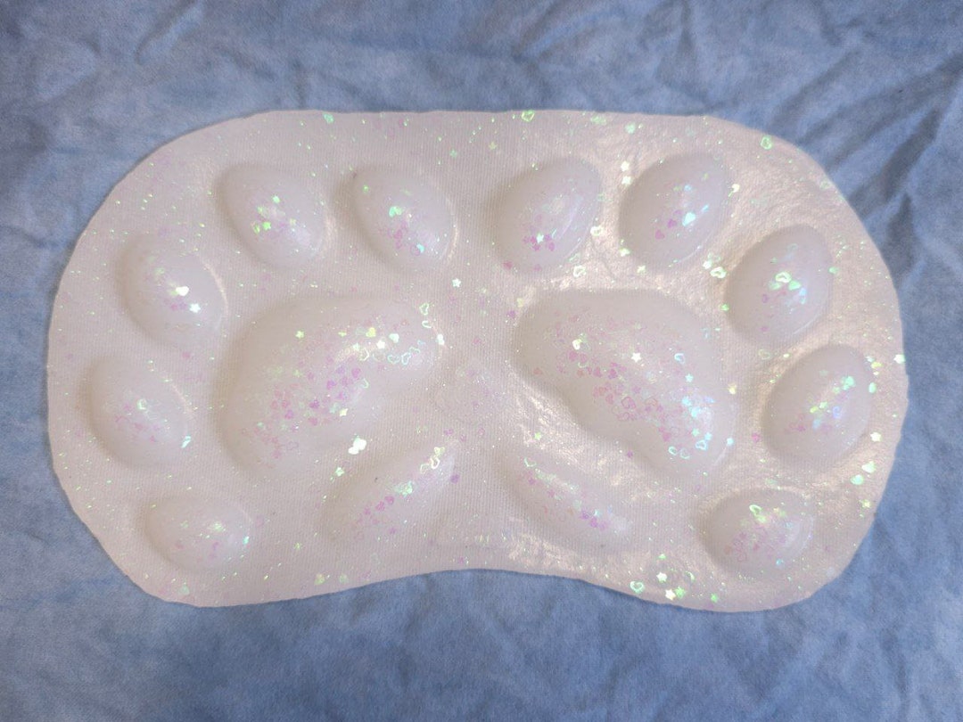 Snow Globe Delight Silicone Hand Paw Pads V3 creased Backing - Etsy