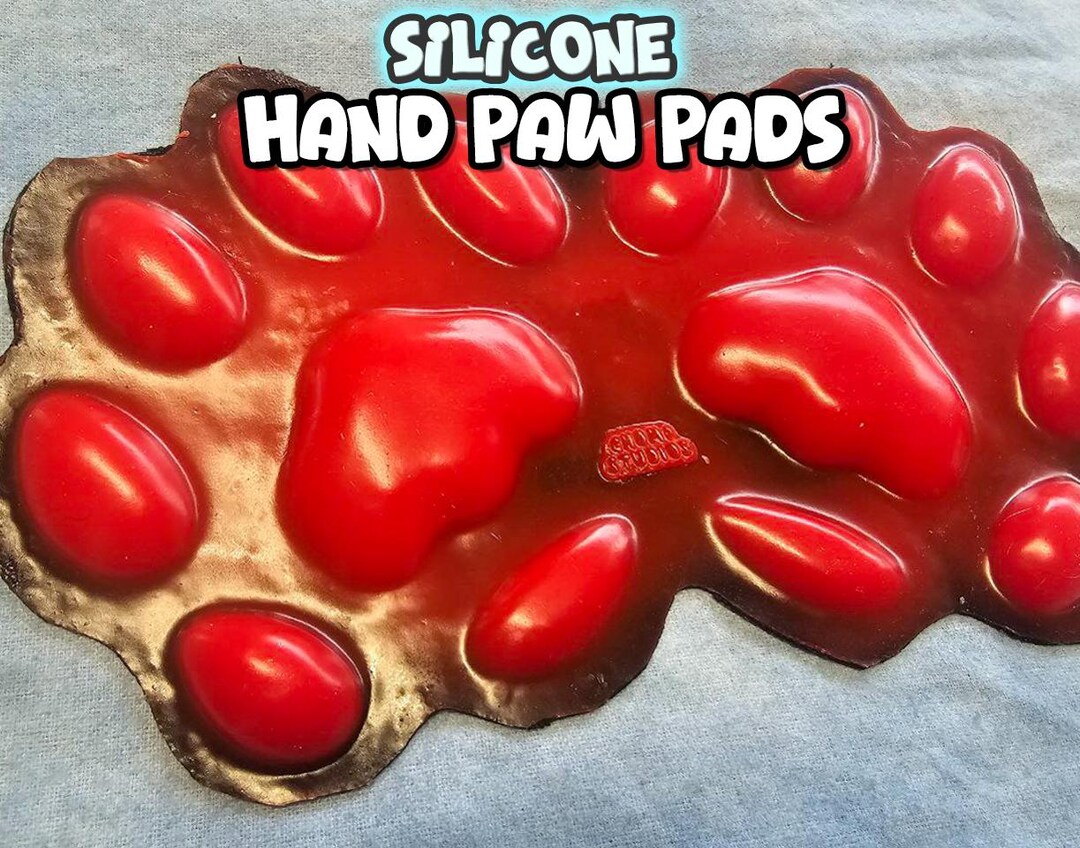 Red Silicone Hand Paw Pads V2 - Etsy