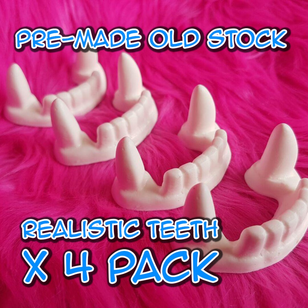 V1 Resin Realistic Teeth PACK (x 4) - Etsy