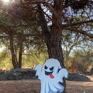 Wood Ghost Cut Out / Outdoor Halloween Decor / Yard Art - Etsy