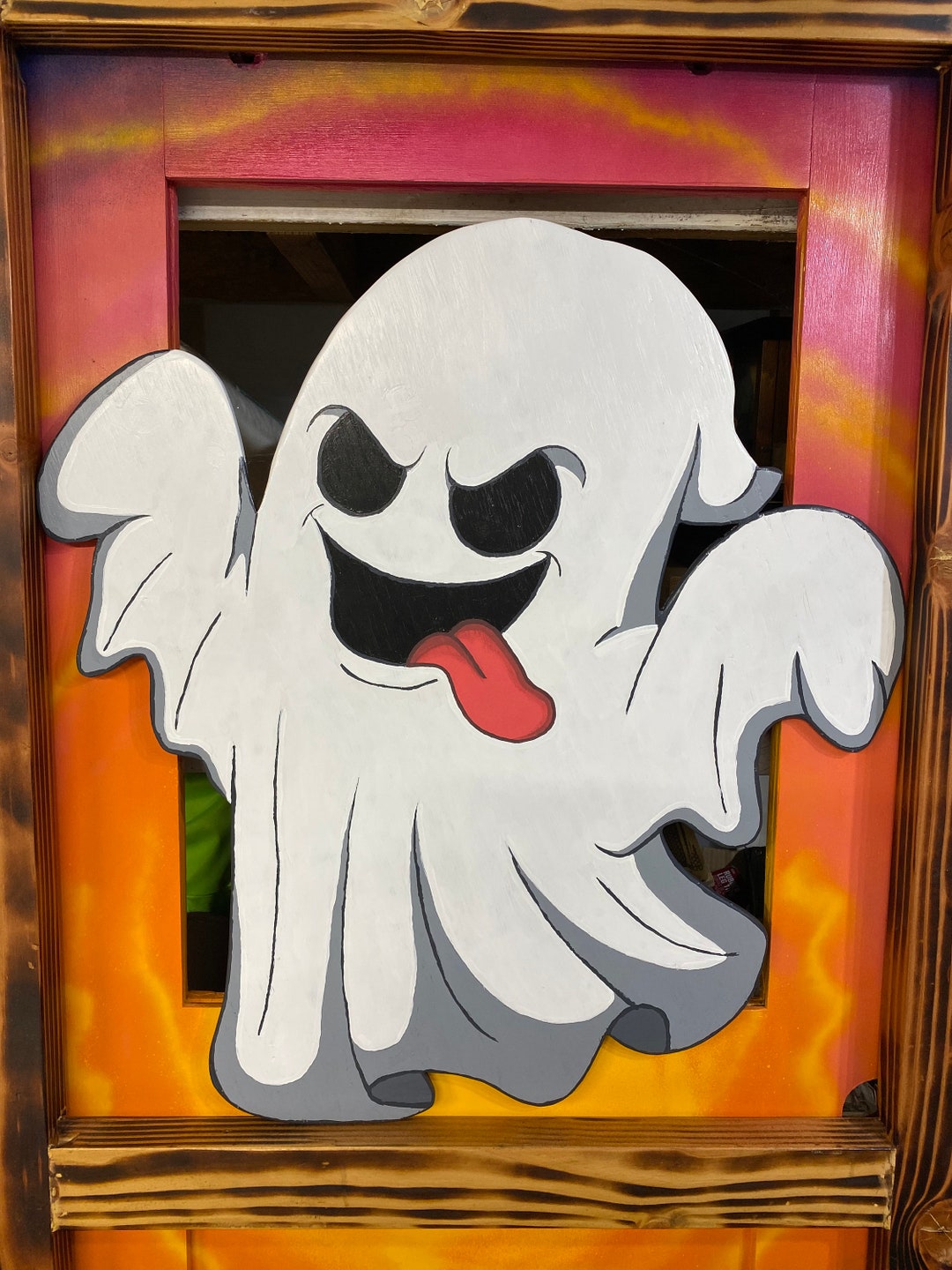 Wood Ghost Cut Out / Outdoor Halloween Decor / Yard Art - Etsy