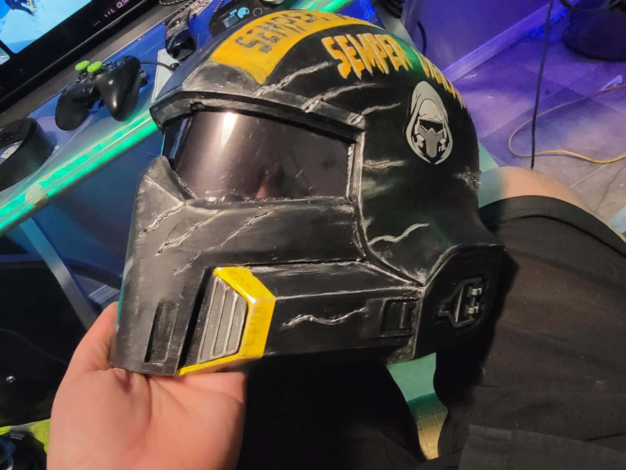 Helldiver 2 Inspired Cosplay Helmet - Etsy