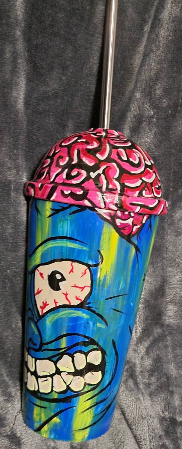 Zombie Slurpy Cup With Straw - Etsy UK