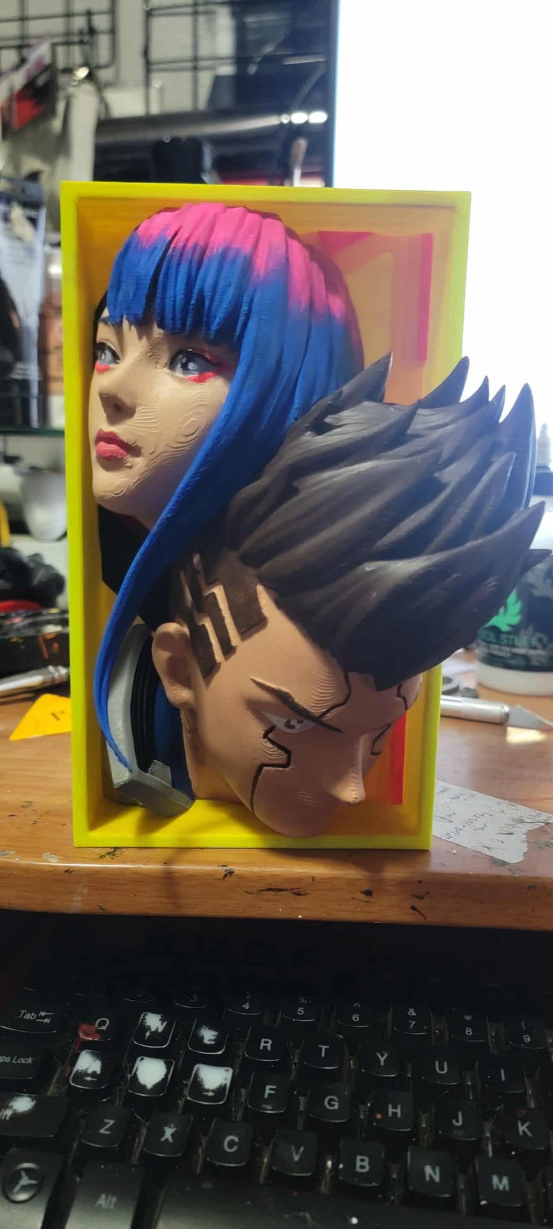 Hand-painted Anime Book Nook - Etsy