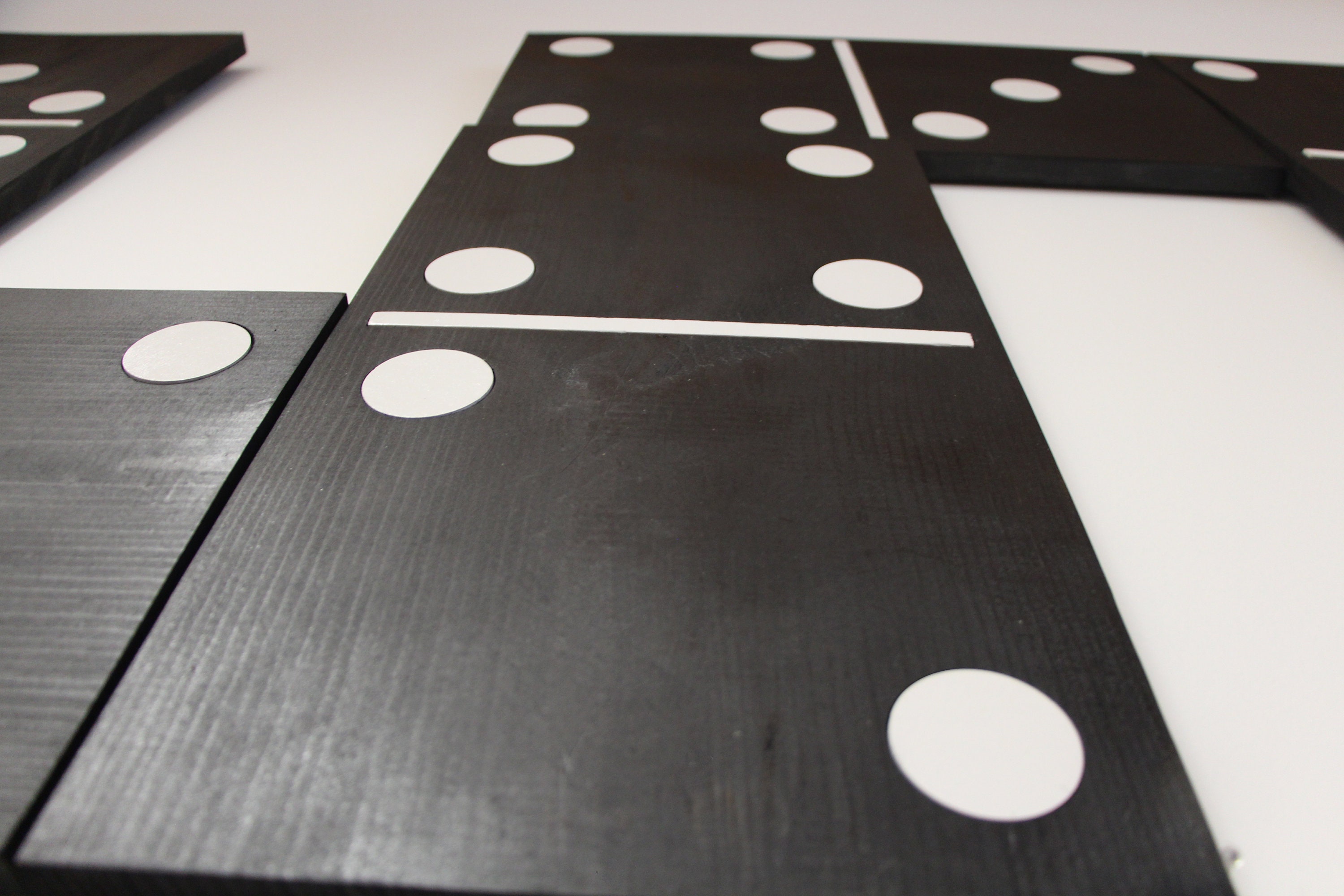 Giant Dominoes, 11 X 21 Inch Each, Man Cave Wood Wall Art, Domino Wall ...