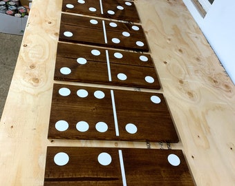 Wood Domino Wall Art | Etsy