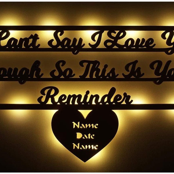 I Love You Reminder - Etsy