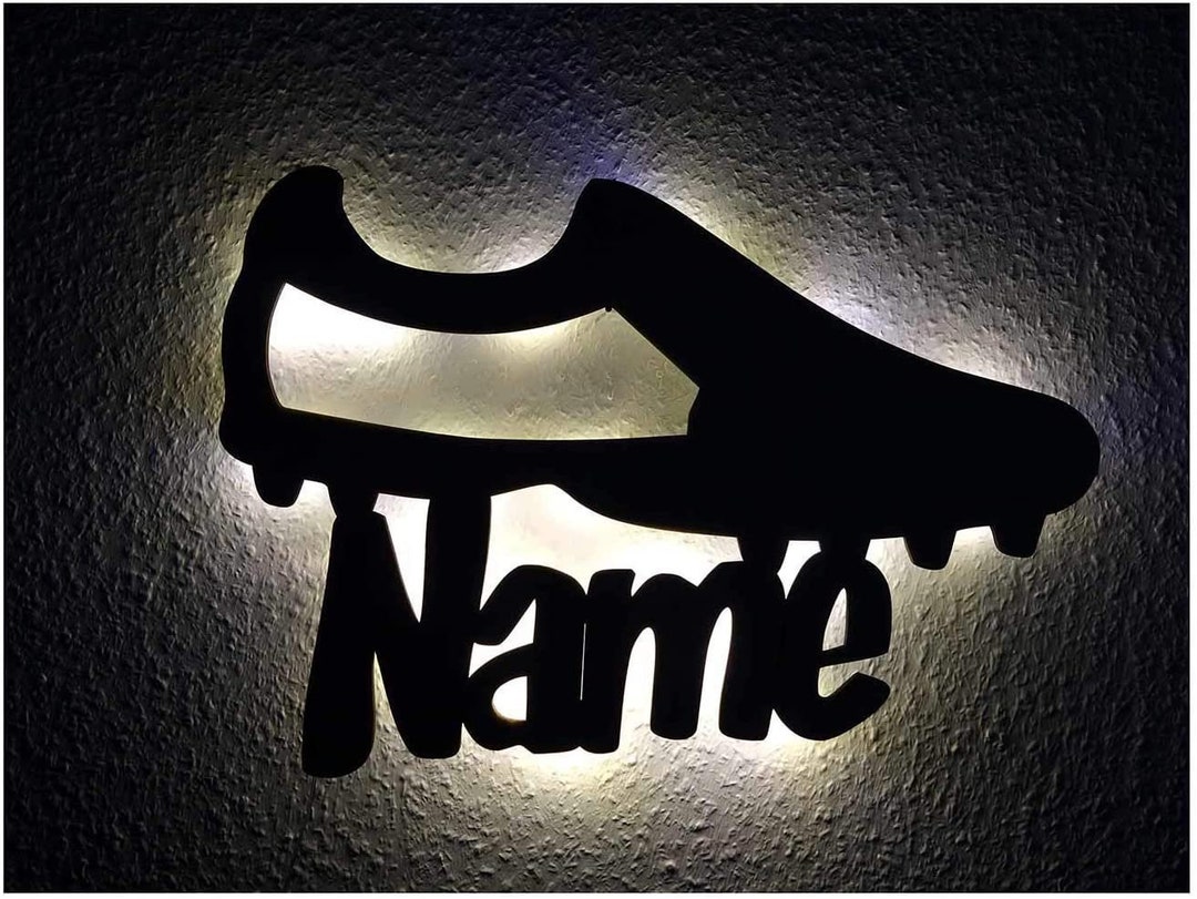 Cleat, Soccer Cleat, Personalized Night Light With Name, Shoes, Night ...