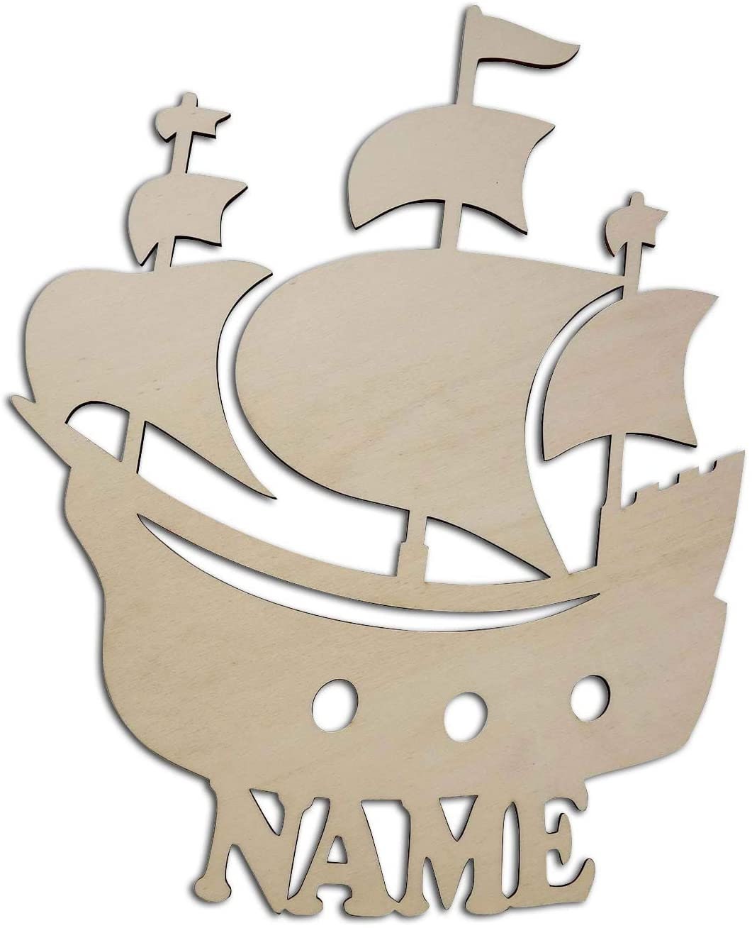 Pirate Ship Personalized Night Light With Names Gifts for | Etsy