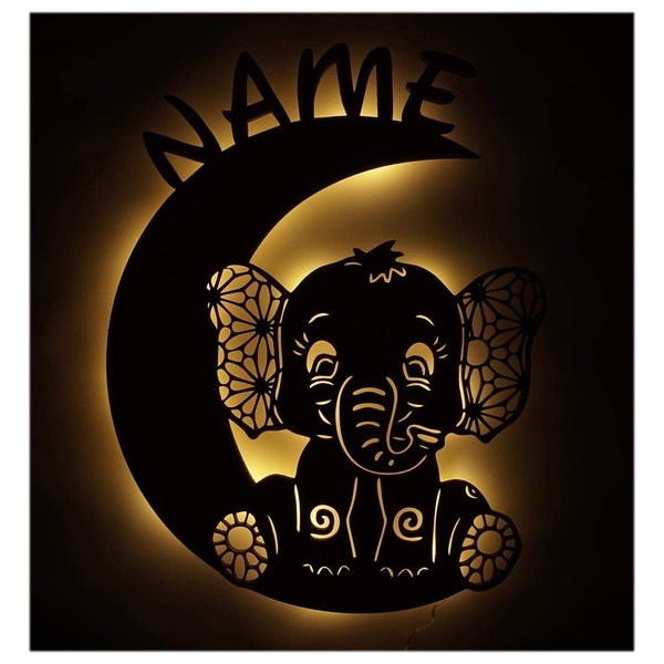 Elephant Light - Etsy