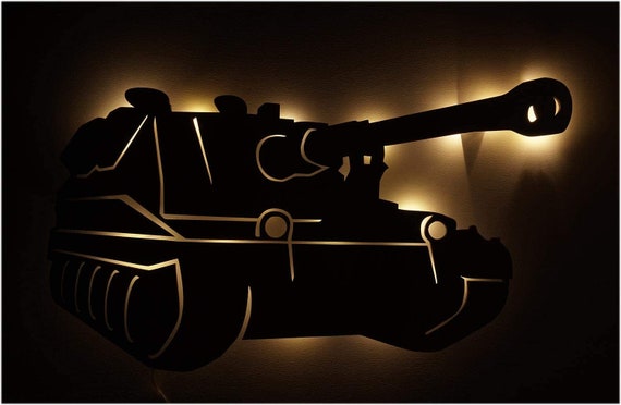 Tanker Truck Tank Military Army Personalized Night Light | Etsy
